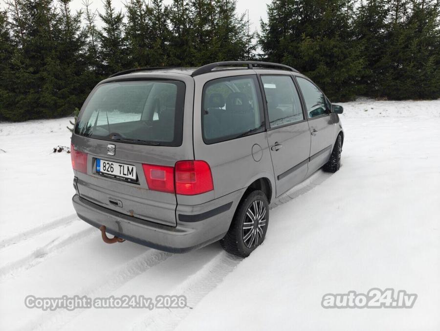 Grey SEAT Alhambra 2005 in Tartu, with an engine capacity of 1.90 L and mileage of 340 thousand km for 2300 €, photo 4 on AUTOMOTO.COM.LV