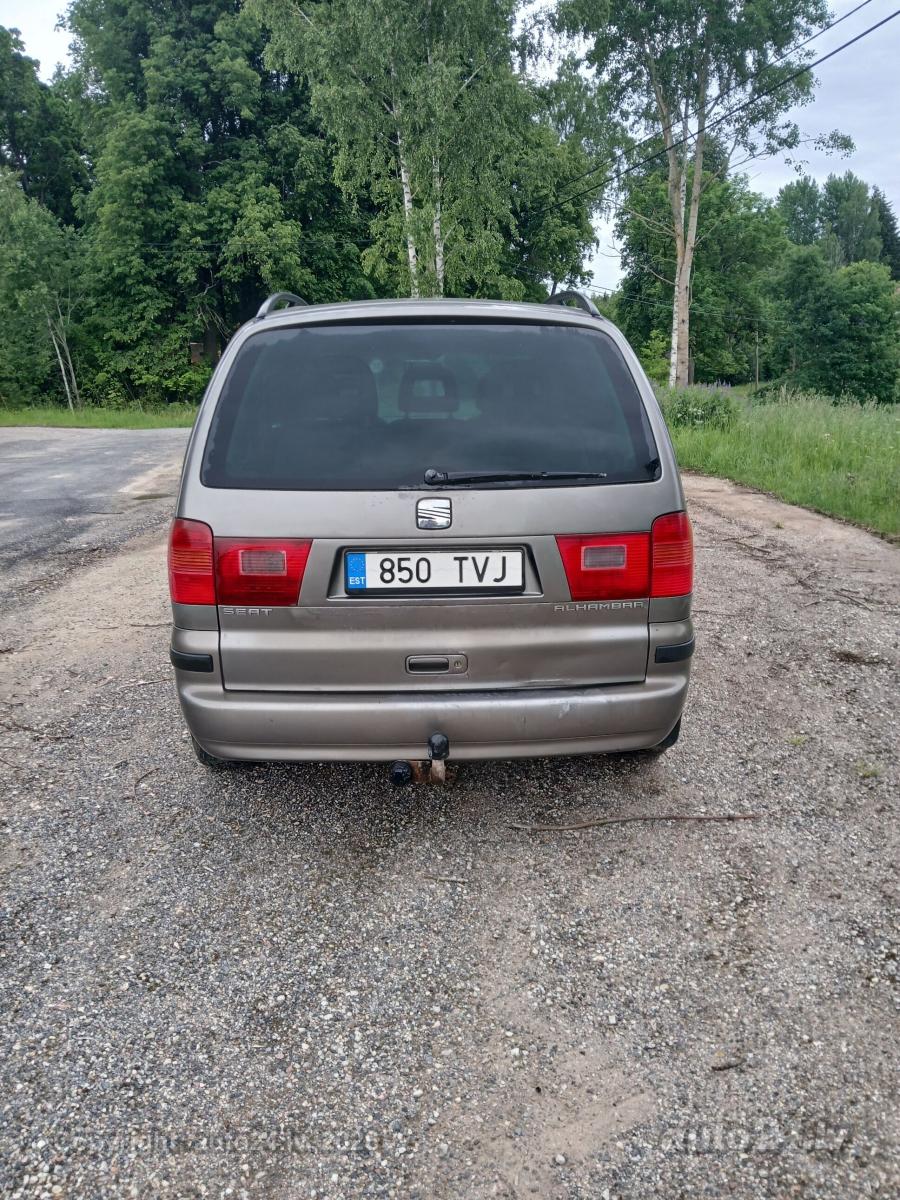 Grey SEAT Alhambra 2005 in Tallinn, with an engine capacity of 1.90 L and mileage of 390 thousand km for 1000 €, photo 7 on AUTOMOTO.COM.LV