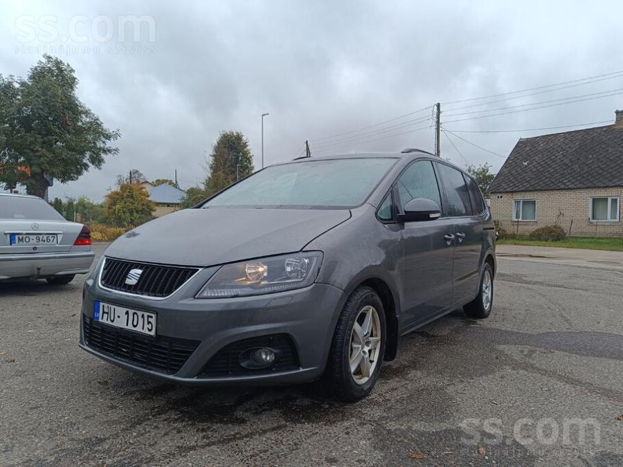 Pelēks SEAT Alhambra 2011 Preiļi, ar dzinēja tilpumu 2.00 L un nobraukumu 341 tūkst. km par 2500 €, foto 1 vietnē AUTOMOTO.COM.LV
