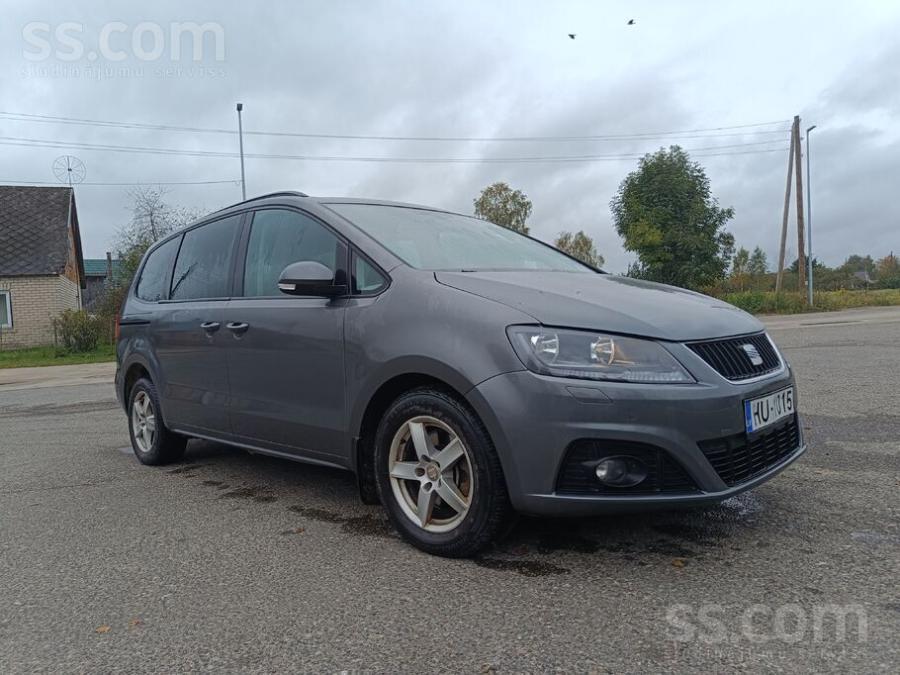 Pelēks SEAT Alhambra 2011 Preiļi, ar dzinēja tilpumu 2.00 L un nobraukumu 341 tūkst. km par 2500 €, foto 3 vietnē AUTOMOTO.COM.LV