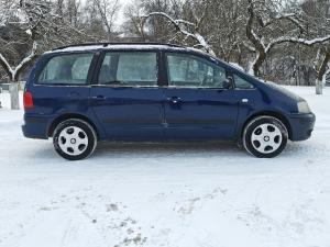 SEAT Alhambra 2001 in Jurbarkas, with an engine capacity of 1.90 L and mileage of 320 thousand km for 1250 €, photo 6 on AUTOMOTO.COM.LV