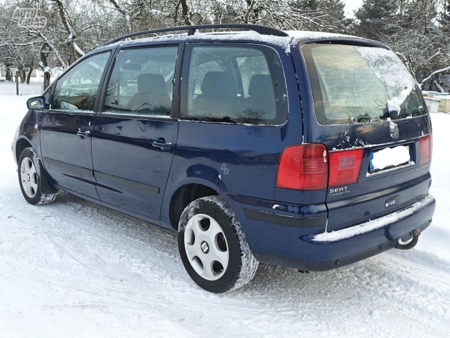SEAT Alhambra 2001 in Jurbarkas, with an engine capacity of 1.90 L and mileage of 320 thousand km for 1250 €, photo 10 on AUTOMOTO.COM.LV