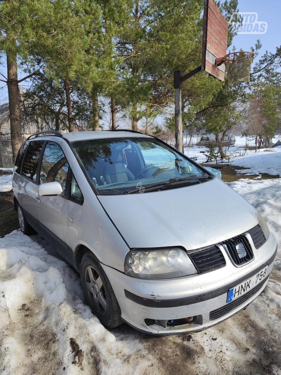 SEAT Alhambra 2001 Klaipėda, ar dzinēja tilpumu 1.90 L un nobraukumu 350 tūkst. km par 390 €, foto 1 vietnē AUTOMOTO.COM.LV