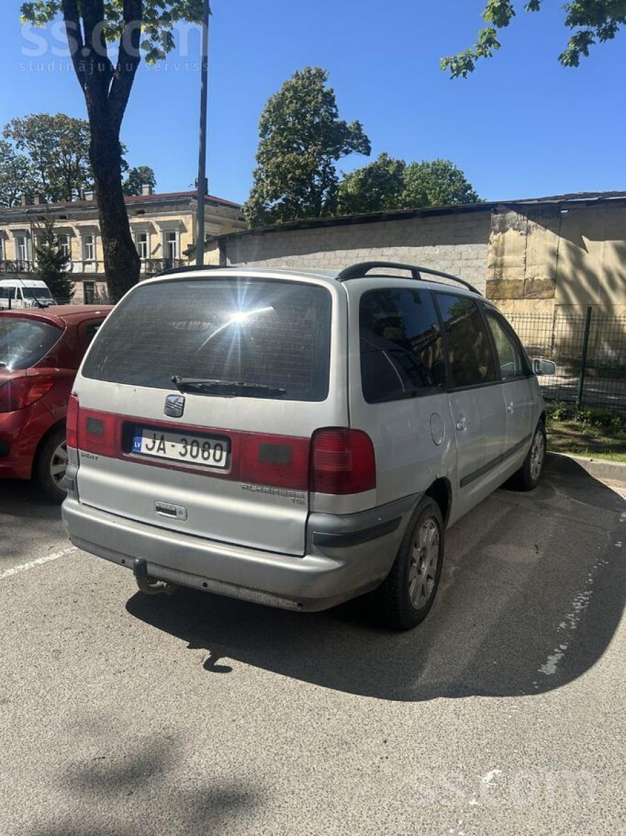 SEAT Alhambra 2002 in Riga, with an engine capacity of 1.90 L and mileage of 0 thousand km for 1700 €, photo 3 on AUTOMOTO.COM.LV