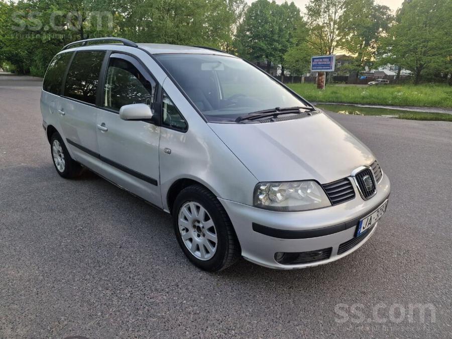 SEAT Alhambra 2002 in Riga, with an engine capacity of 1.90 L and mileage of 311 thousand km for 1200 €, photo 1 on AUTOMOTO.COM.LV