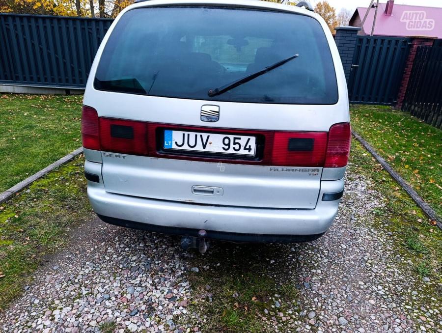 SEAT Alhambra 2002 in Marijampole, with an engine capacity of 1.90 L and mileage of 312 thousand km for 450 €, photo 6 on AUTOMOTO.COM.LV