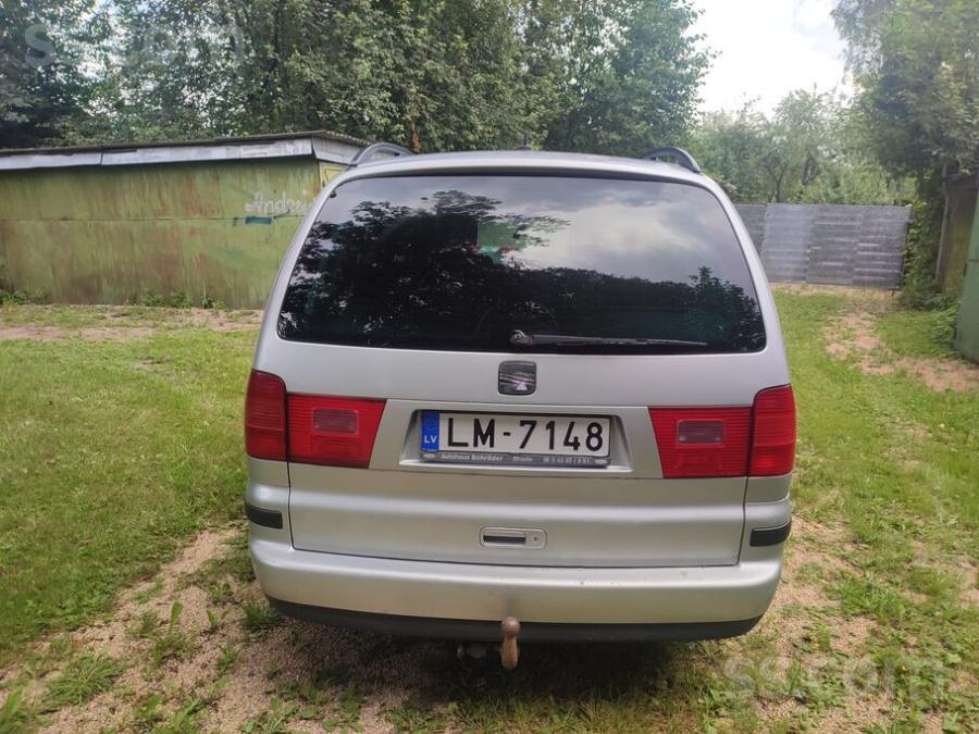 SEAT Alhambra 2004 in Riga, with an engine capacity of 1.90 L and mileage of 421 thousand km for 1500 €, photo 3 on AUTOMOTO.COM.LV