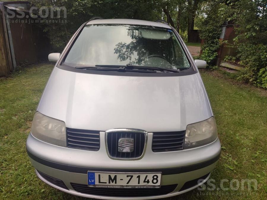 SEAT Alhambra 2004 in Riga, with an engine capacity of 1.90 L and mileage of 421 thousand km for 1500 €, photo 6 on AUTOMOTO.COM.LV