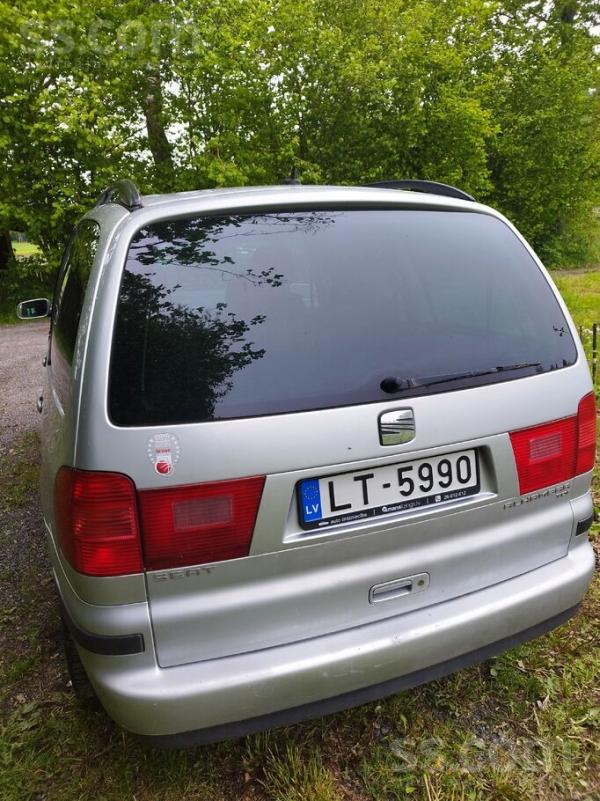 SEAT Alhambra 2005 Bauska, ar dzinēja tilpumu 1.90 L un nobraukumu 280 tūkst. km par 1800 €, foto 3 vietnē AUTOMOTO.COM.LV