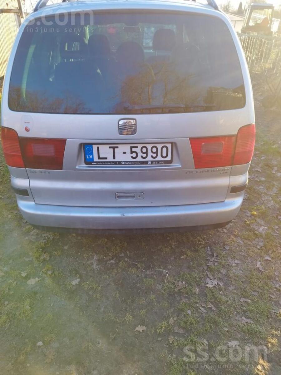 SEAT Alhambra 2005 Bauska, ar dzinēja tilpumu 1.90 L un nobraukumu 281 tūkst. km par 1700 €, foto 1 vietnē AUTOMOTO.COM.LV