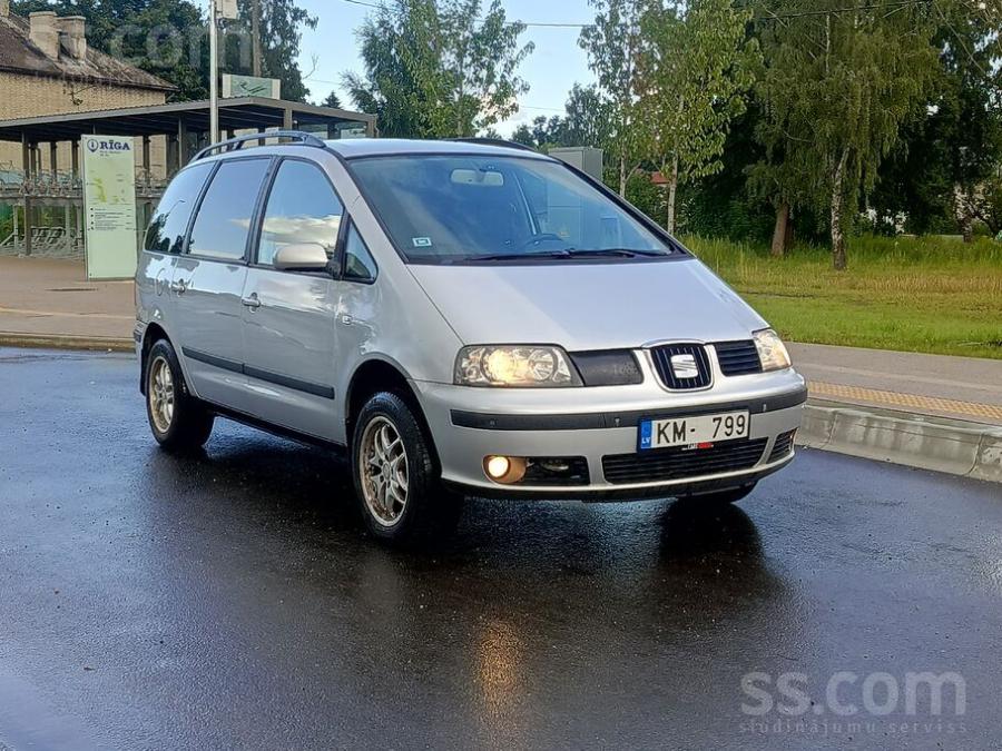 Сеат Альхамбра 2005 в Рига, объемом двигателя 1.80 л и пробегом 340 тыс. км за 1490 €, фото 1 на AUTOMOTO.COM.LV