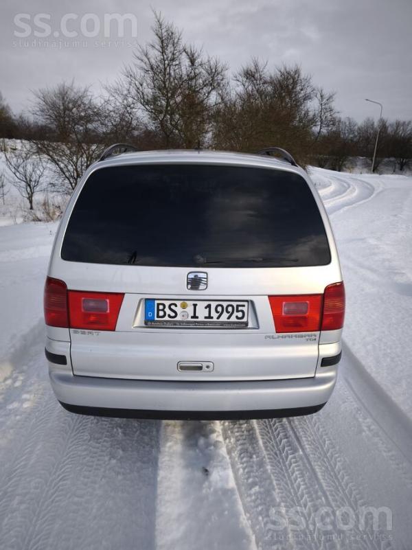 SEAT Alhambra 2006 Liepāja, ar dzinēja tilpumu 1.90 L un nobraukumu 281 tūkst. km par 3450 €, foto 2 vietnē AUTOMOTO.COM.LV