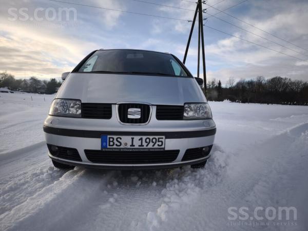 SEAT Alhambra 2006 Liepāja, ar dzinēja tilpumu 1.90 L un nobraukumu 281 tūkst. km par 3450 €, foto 3 vietnē AUTOMOTO.COM.LV