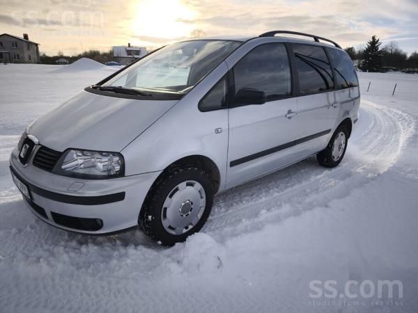 SEAT Alhambra 2006 Liepāja, ar dzinēja tilpumu 1.90 L un nobraukumu 281 tūkst. km par 3450 €, foto 6 vietnē AUTOMOTO.COM.LV