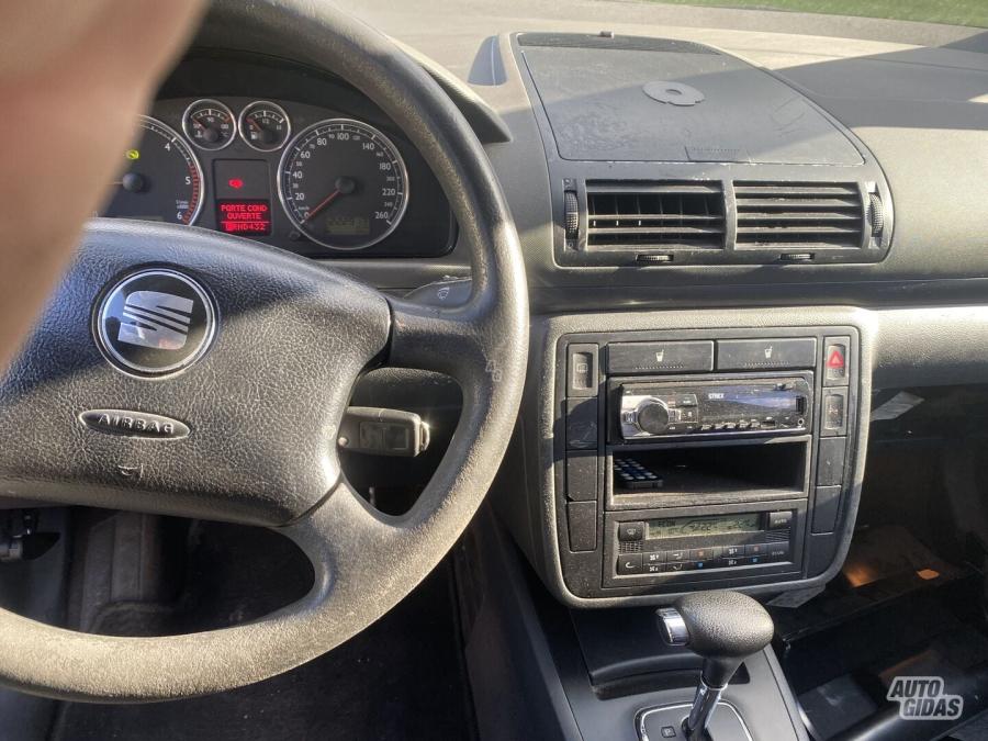 SEAT Alhambra 2006 Kauņa, ar dzinēja tilpumu 1.90 L un nobraukumu 222 tūkst. km par 2200 €, foto 7 vietnē AUTOMOTO.COM.LV