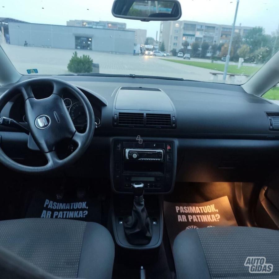 SEAT Alhambra 2006 Raseiniai, ar dzinēja tilpumu 1.90 L un nobraukumu 278 tūkst. km par 2850 €, foto 14 vietnē AUTOMOTO.COM.LV