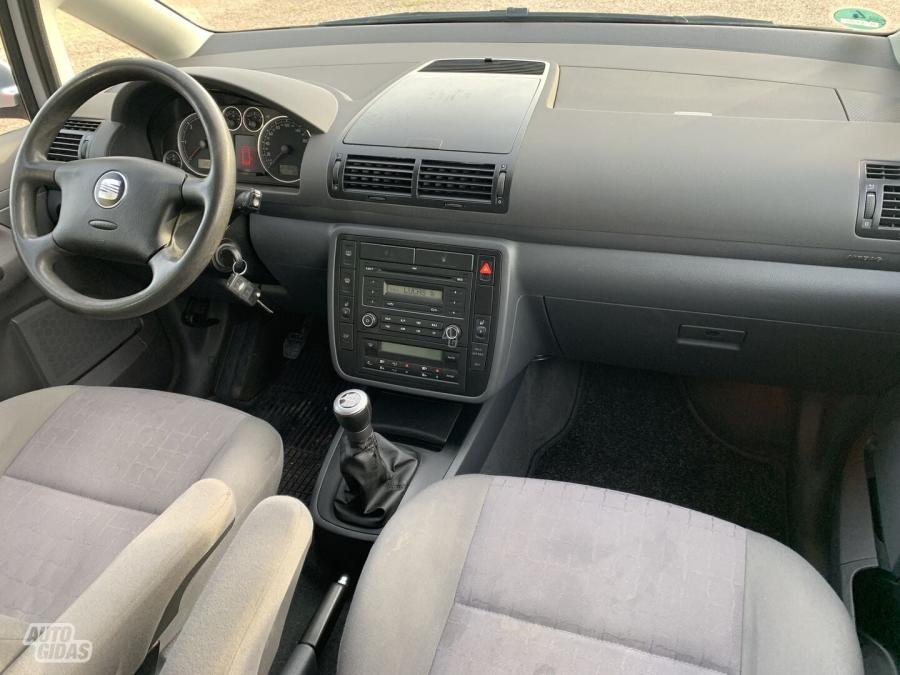 SEAT Alhambra 2008 Kauņa, ar dzinēja tilpumu 1.90 L un nobraukumu 213 tūkst. km par 3499 €, foto 13 vietnē AUTOMOTO.COM.LV