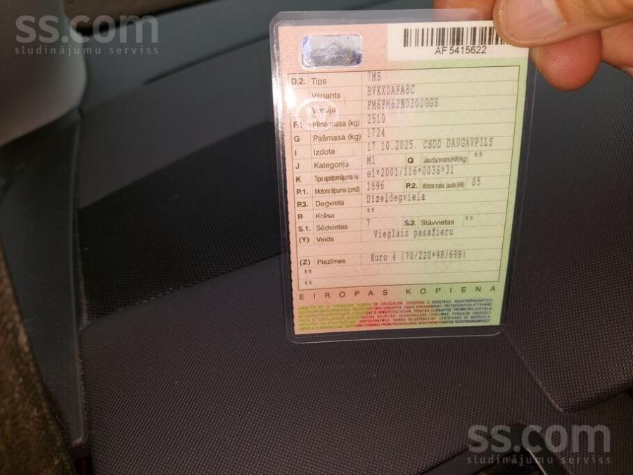 Sarkans SEAT Alhambra 2010 Daugavpils, ar dzinēja tilpumu 1.90 L un nobraukumu 291 tūkst. km par 5450 €, foto 11 vietnē AUTOMOTO.COM.LV