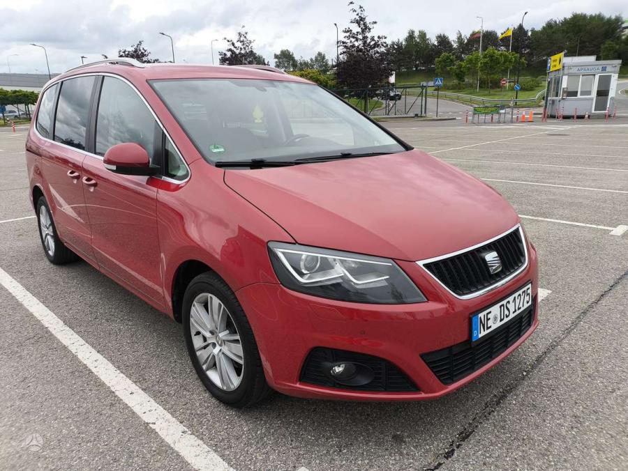 Sarkans SEAT Alhambra 2012 Viļņa, ar dzinēja tilpumu 1.39 L un nobraukumu 193 tūkst. km par 6150 €, foto 5 vietnē AUTOMOTO.COM.LV