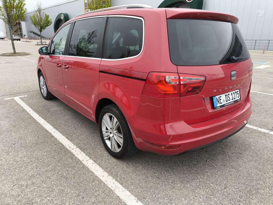 Sarkans SEAT Alhambra 2012 Viļņa, ar dzinēja tilpumu 1.39 L un nobraukumu 193 tūkst. km par 6150 €, foto 8 vietnē AUTOMOTO.COM.LV