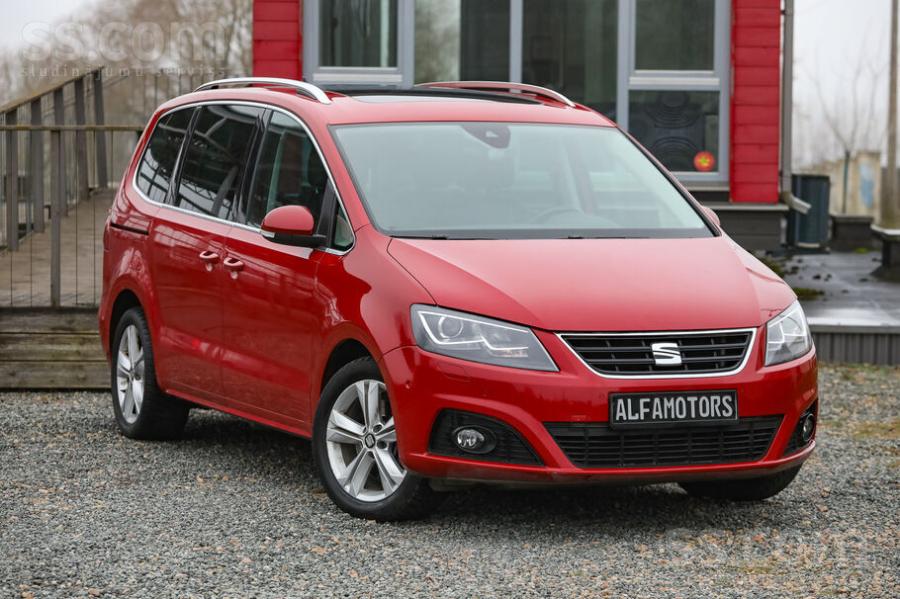 Sarkans SEAT Alhambra 2018 Rīga, ar dzinēja tilpumu 2.00 L un nobraukumu 0 tūkst. km par 20990 €, foto 2 vietnē AUTOMOTO.COM.LV