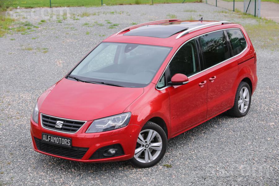 Sarkans SEAT Alhambra 2018 Rīga, ar dzinēja tilpumu 2.00 L un nobraukumu 0 tūkst. km par 19990 €, foto 6 vietnē AUTOMOTO.COM.LV