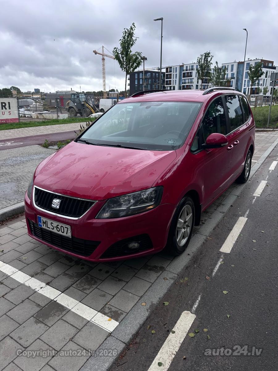 Sarkans SEAT Alhambra 2014 Tallina, ar dzinēja tilpumu 2.00 L un nobraukumu 365 tūkst. km par 4699 €, foto 3 vietnē AUTOMOTO.COM.LV
