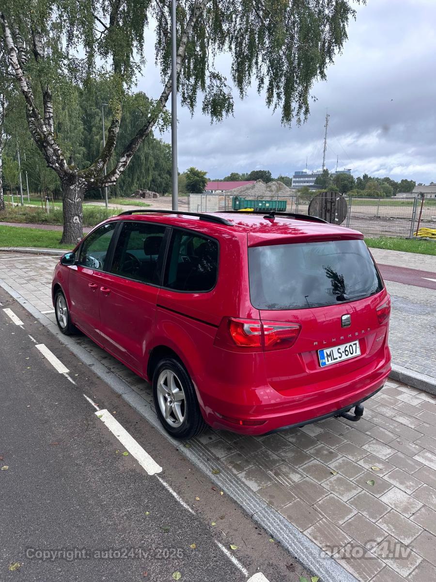 Sarkans SEAT Alhambra 2014 Tallina, ar dzinēja tilpumu 2.00 L un nobraukumu 365 tūkst. km par 4699 €, foto 4 vietnē AUTOMOTO.COM.LV