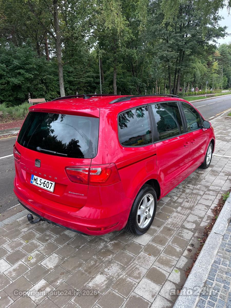 Sarkans SEAT Alhambra 2014 Tallina, ar dzinēja tilpumu 2.00 L un nobraukumu 365 tūkst. km par 4699 €, foto 5 vietnē AUTOMOTO.COM.LV