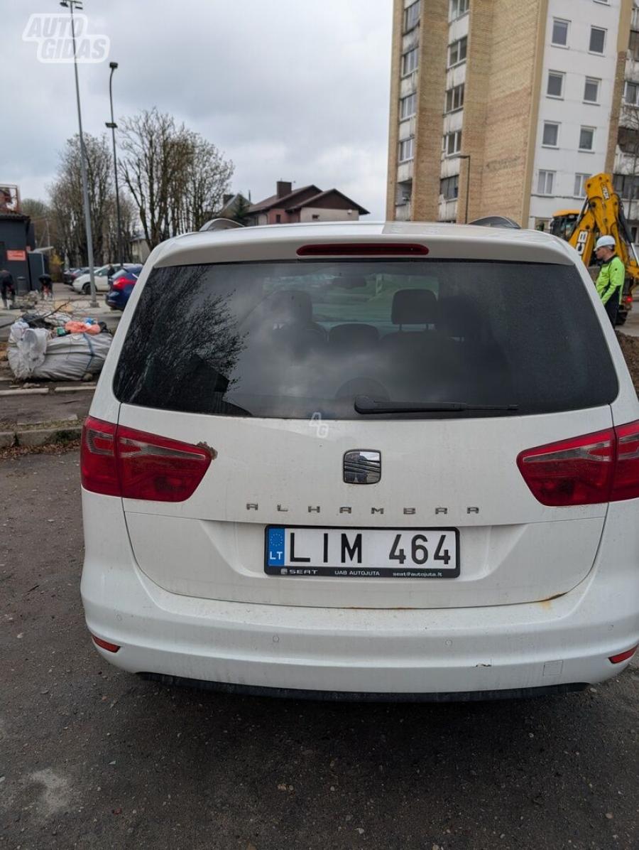 SEAT Alhambra 2012 Kauņa, ar dzinēja tilpumu 2.10 L un nobraukumu 270 tūkst. km par 6000 €, foto 4 vietnē AUTOMOTO.COM.LV