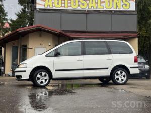 White SEAT Alhambra 2009 in Riga, with an engine capacity of 2.00 L and mileage of 264 thousand km for 3850 €, photo  on AUTOMOTO.COM.LV