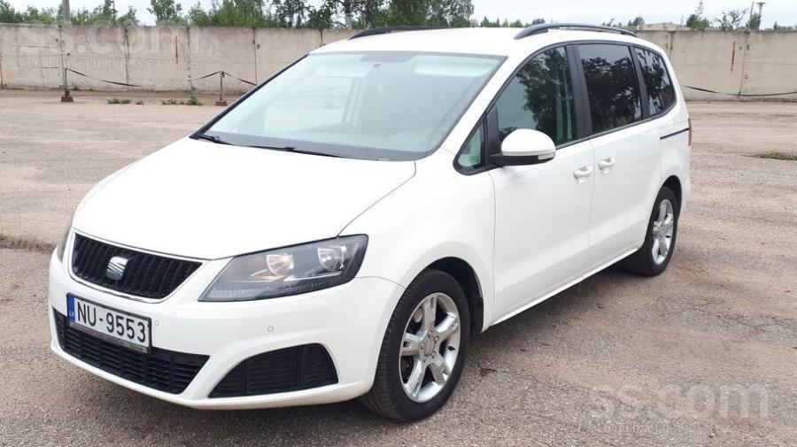 Balts SEAT Alhambra 2013 Daugavpils, ar dzinēja tilpumu 2.00 L un nobraukumu 225 tūkst. km par 8200 €, foto 4 vietnē AUTOMOTO.COM.LV