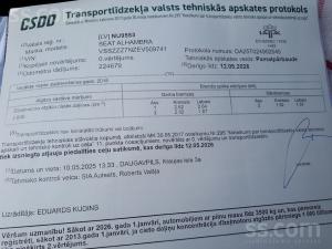 Balts SEAT Alhambra 2013 Daugavpils, ar dzinēja tilpumu 2.00 L un nobraukumu 225 tūkst. km par 8200 €, foto 21 vietnē AUTOMOTO.COM.LV