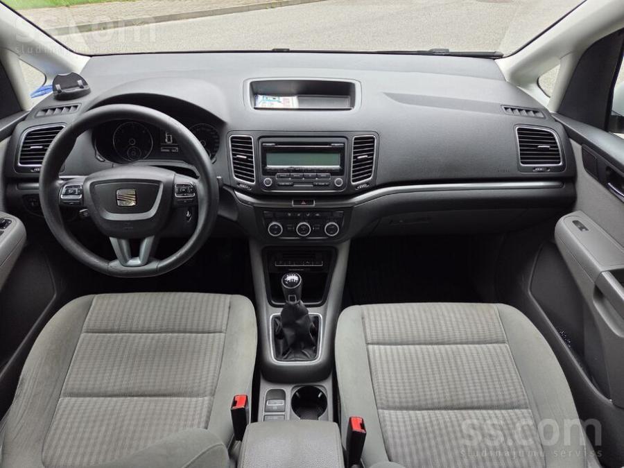 Balts SEAT Alhambra 2013 Rīga, ar dzinēja tilpumu 2.00 L un nobraukumu 300 tūkst. km par 6700 €, foto 6 vietnē AUTOMOTO.COM.LV