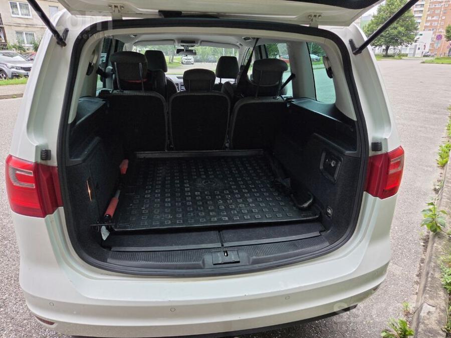 Balts SEAT Alhambra 2013 Rīga, ar dzinēja tilpumu 2.00 L un nobraukumu 300 tūkst. km par 6700 €, foto 10 vietnē AUTOMOTO.COM.LV