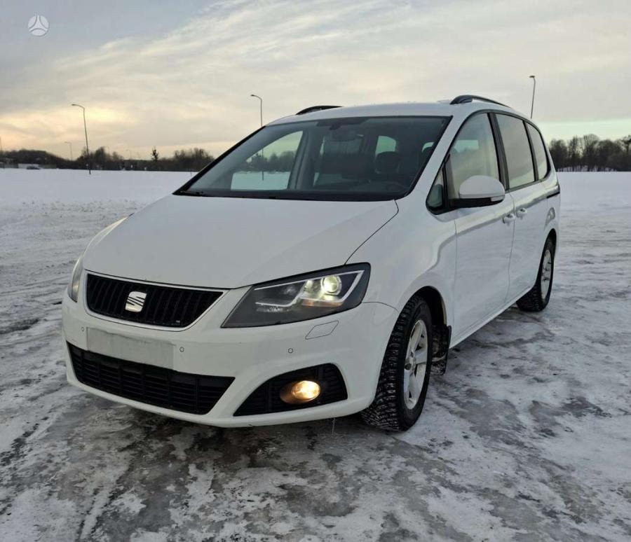 Balts SEAT Alhambra 2014 Kauņa, ar dzinēja tilpumu 1.97 L un nobraukumu 256 tūkst. km par 8700 €, foto 1 vietnē AUTOMOTO.COM.LV