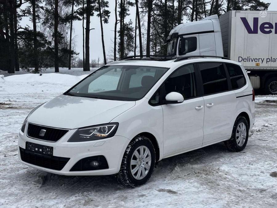 White SEAT Alhambra 2014 in Utena, with an engine capacity of 2.00 L and mileage of 247 thousand km for 6950 €, photo 1 on AUTOMOTO.COM.LV