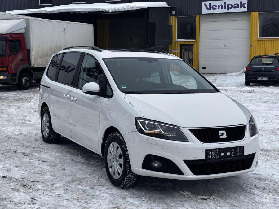 White SEAT Alhambra 2014 in Utena, with an engine capacity of 2.00 L and mileage of 247 thousand km for 6950 €, photo 3 on AUTOMOTO.COM.LV