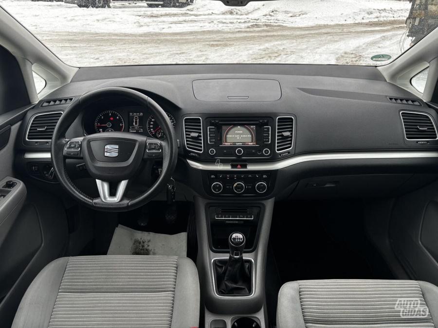 Balts SEAT Alhambra 2014 Utena, ar dzinēja tilpumu 2.00 L un nobraukumu 247 tūkst. km par 6950 €, foto 12 vietnē AUTOMOTO.COM.LV