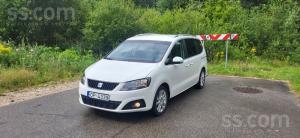 White SEAT Alhambra 2014 in Tukums, with an engine capacity of 2.00 L and mileage of 339 thousand km for 5990 €, photo  on AUTOMOTO.COM.LV