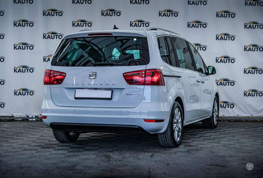 Balts SEAT Alhambra 2014 Kauņa, ar dzinēja tilpumu 2.00 L un nobraukumu 278 tūkst. km par 8990 €, foto 4 vietnē AUTOMOTO.COM.LV
