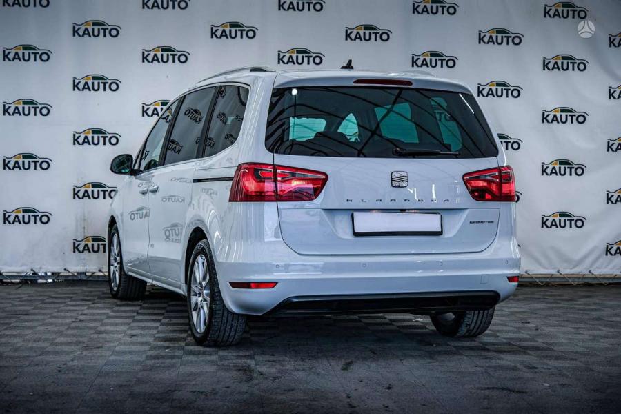 Balts SEAT Alhambra 2014 Kauņa, ar dzinēja tilpumu 2.00 L un nobraukumu 278 tūkst. km par 8990 €, foto 5 vietnē AUTOMOTO.COM.LV