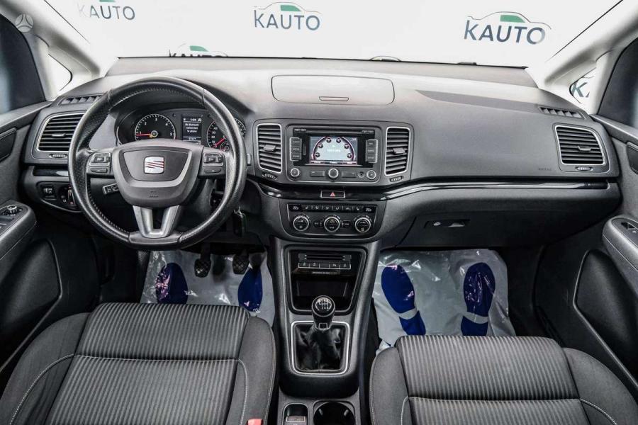 Balts SEAT Alhambra 2014 Kauņa, ar dzinēja tilpumu 2.00 L un nobraukumu 278 tūkst. km par 8990 €, foto 9 vietnē AUTOMOTO.COM.LV