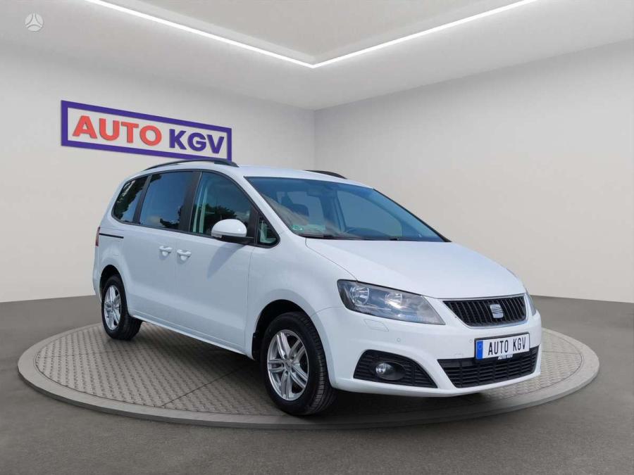 White SEAT Alhambra 2015 in Vilnius, with an engine capacity of 2.00 L and mileage of 270 thousand km for 8999 €, photo 8 on AUTOMOTO.COM.LV