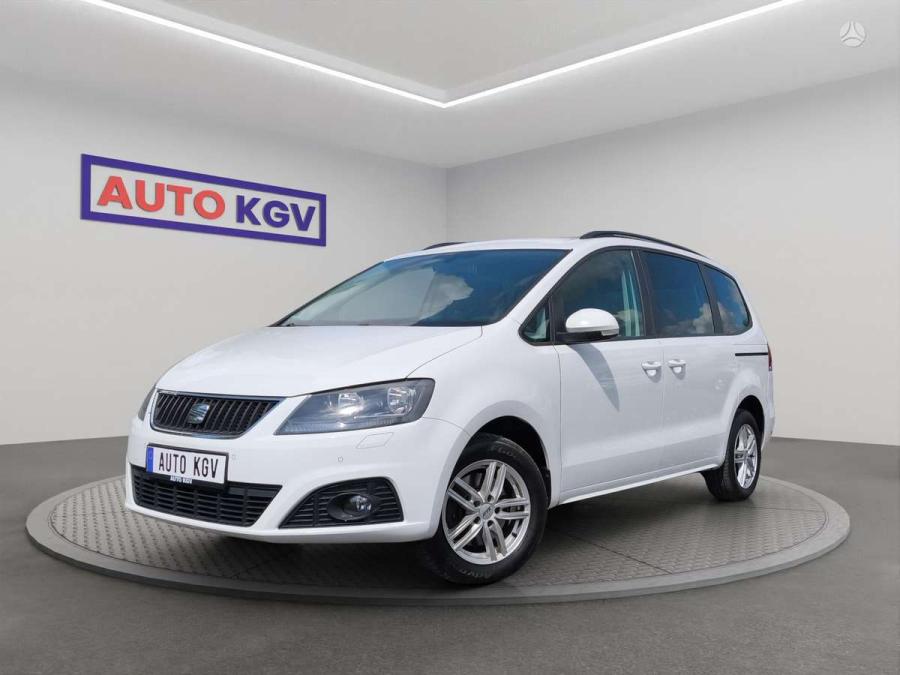 Balts SEAT Alhambra 2015 Viļņa, ar dzinēja tilpumu 2.00 L un nobraukumu 270 tūkst. km par 8999 €, foto 1 vietnē AUTOMOTO.COM.LV