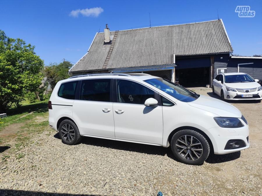 Balts SEAT Alhambra 2016 Mažeikiai, ar dzinēja tilpumu 2.00 L un nobraukumu 396 tūkst. km par 9250 €, foto 4 vietnē AUTOMOTO.COM.LV