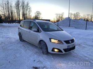 White SEAT Alhambra 2017 in Daugavpils, with an engine capacity of 2.00 L and mileage of 219 thousand km for 10990 €, photo  on AUTOMOTO.COM.LV