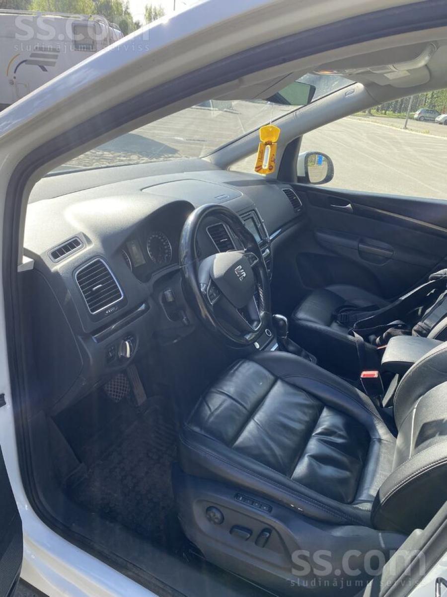 Balts SEAT Alhambra 2017 Daugavpils, ar dzinēja tilpumu 2.00 L un nobraukumu 222 tūkst. km par 9499 €, foto 10 vietnē AUTOMOTO.COM.LV