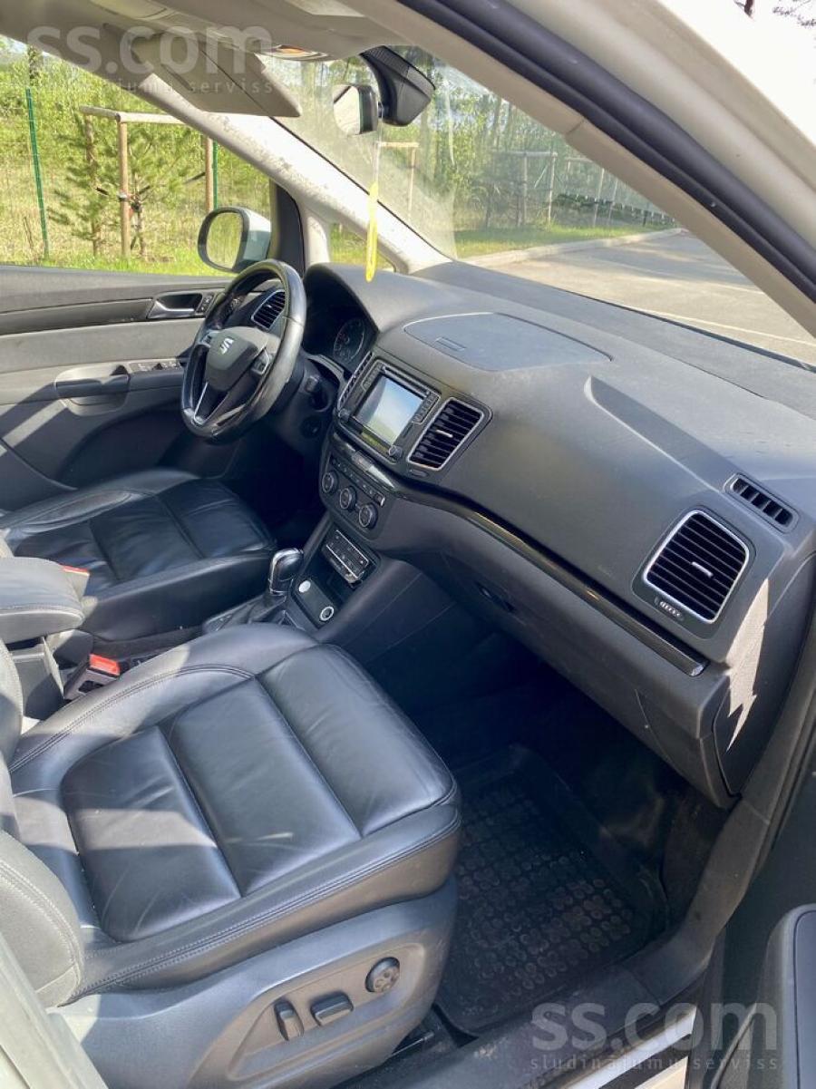 Balts SEAT Alhambra 2017 Daugavpils, ar dzinēja tilpumu 2.00 L un nobraukumu 222 tūkst. km par 9499 €, foto 11 vietnē AUTOMOTO.COM.LV