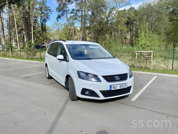 Balts SEAT Alhambra 2017 Daugavpils, ar dzinēja tilpumu 2.00 L un nobraukumu 222 tūkst. km par 9499 €, foto 1 vietnē AUTOMOTO.COM.LV